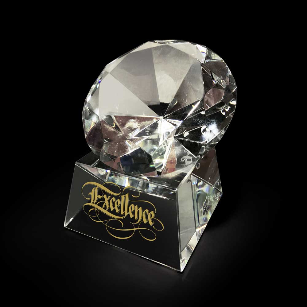 Diamond Crystal Award | Premium Crystal Trophy | Origin Associates ...